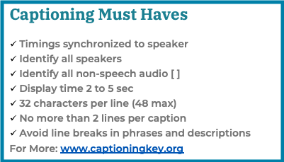 Use Video Captions | Adult Numeracy Center