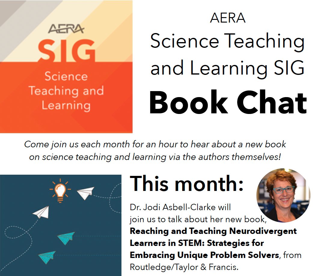 AERA Science Teaching and Learning SIG Book Chat with Jodi Asbell ...
